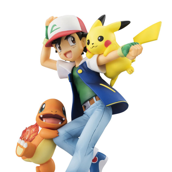 Pokémon Satoshi, Pikachu and Charmander – megahobby