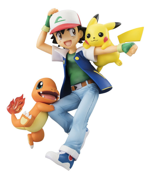 Pokémon Satoshi, Pikachu and Charmander – megahobby