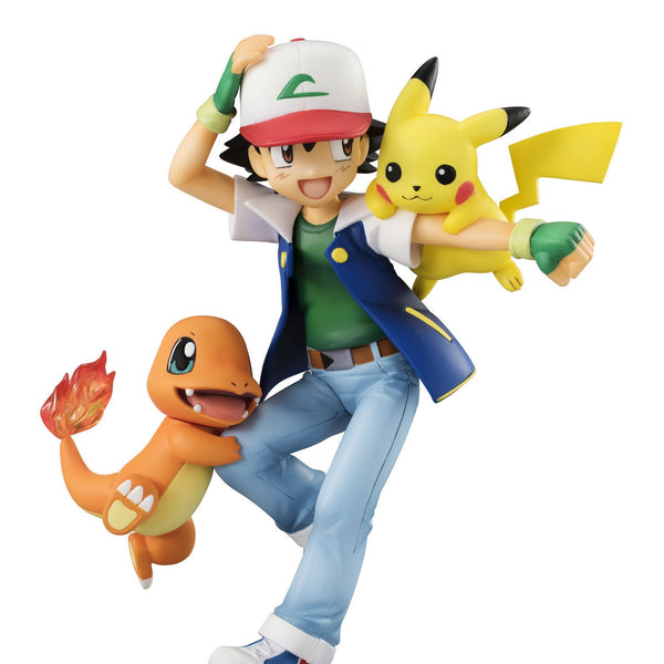 Pokémon Satoshi, Pikachu and Charmander – megahobby